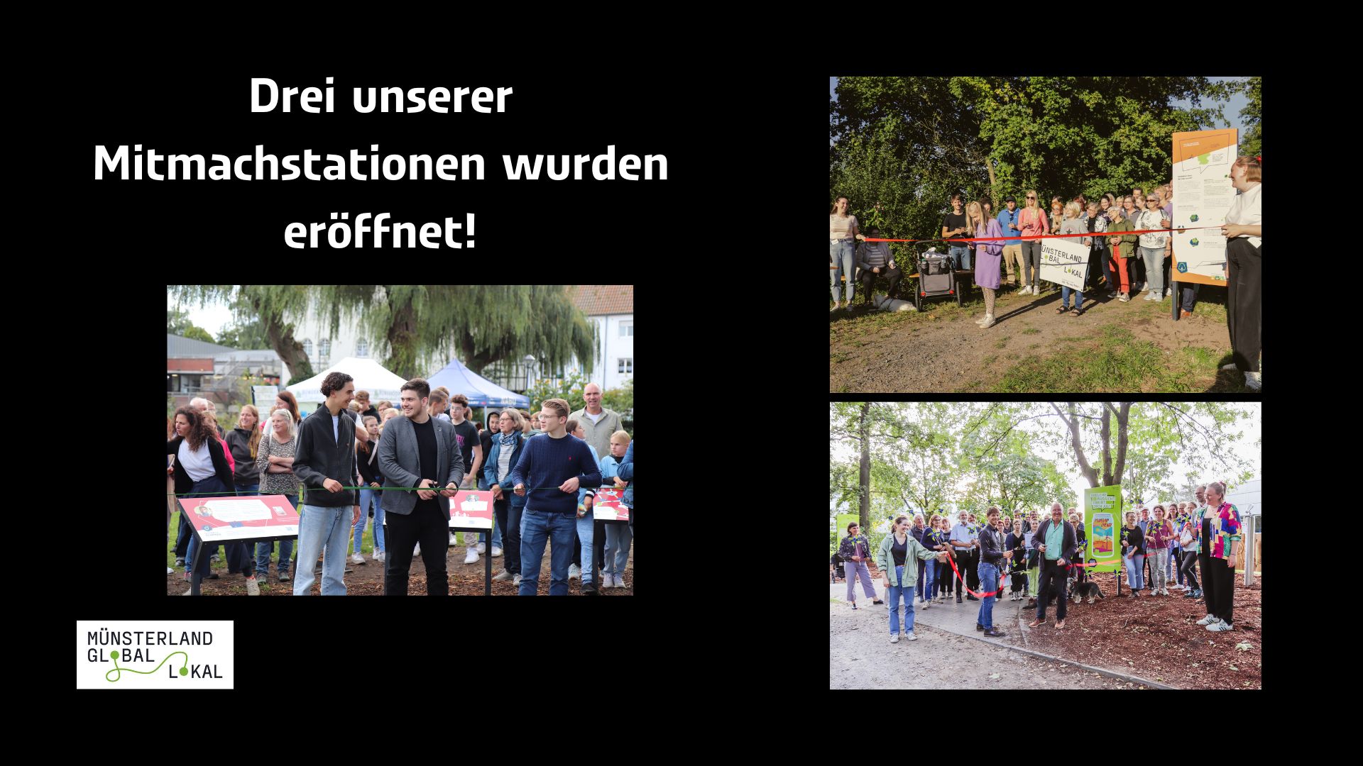 Eröffnungen drei glokaler Mitmachstationen - Vamos e.V.